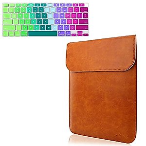 Allinside 2020 MacBook Air 13 Laptop Sleeve and Keyboard Cover Skin, 2020 MacBook Air 13 inch A2179 with Touch ID and Retina Display US Version