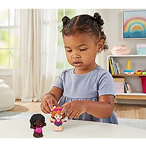 Fisher-Price Little People Barbie Toddler Toys Swimming Figure Pack, 2 Characters for Pretend Play Ages 18+ Months