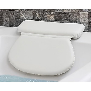 Epica Bath Pillow | Luxury Bathroom Accessories for Women & Men, Bathtub Decor, Bath Essentials | Non-Slip Waterproof Pillow with Strong Suction Cups, Hot Tub Neck Support, Bathtub Spa Pillow, Oval