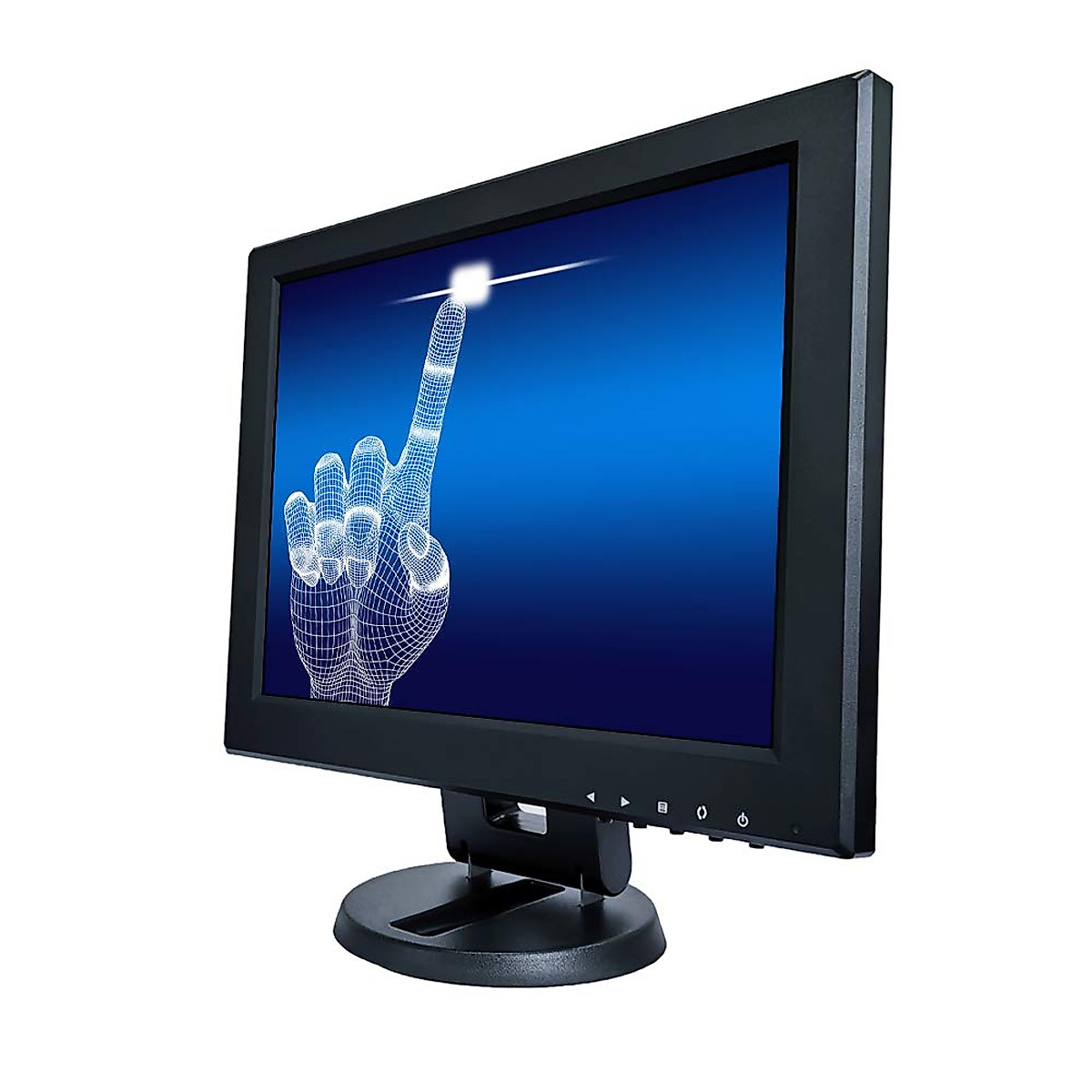 iChawk 12.1" inch Touchscreen Monitor 800x600 4:3 Positive Screen USB VGA Plastic Outer Housing Portable Four-Wire Resistive Touch LCD Screen Monitor for PC Display, Industrial Equipment W121PT-271R