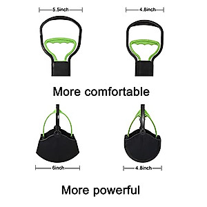 Living Express Pooper Scooper for Large Dogs with Long Handle, Premium and Durable Material for Easy Grass and Gravel Pick Up