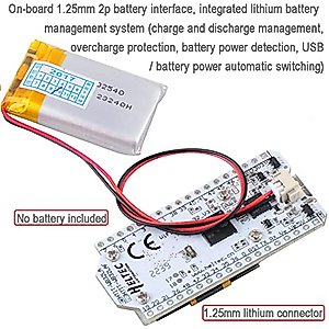 DIYmalls 915MHz LoRa V3 LoRa32 ESP32 OLED Board + 915 MHz LoRa Antenna + LoRa Case Ensosure Cover for Meshtastic, not Compatible with Heltec LoRa 32 V2
