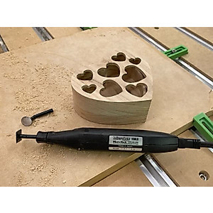 MicroLux Micro Sander: Precision and Power in a Lightweight Mini Sander for Small Projects and Tight Spaces, with 7000 Strokes per Second and Quick Exchange Bits for Flawless Detailing
