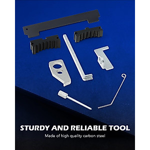 Orion Motor Tech Engine Camshaft Tensioning Locking Alignment Timing Belt Tool Kit Compatible with Chevy Cruze Aveo Alfa Romeo Fiat 16V 1.4 1.6 1.8 en6340 km6340