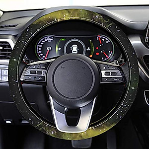 Color Universe Galaxy Leather steering wheel cover universal 15 inches