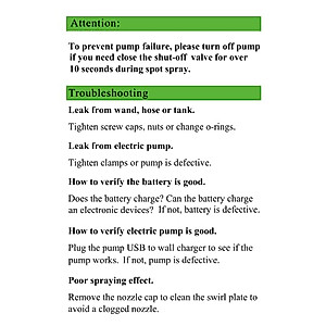 Battery Powered Sprayer and Pump Sprayer (Dual Function) for Lawn and Garden with Rechargeable Lithium Ion Power Bank and Shoulder Strap (1.3 Gallon)