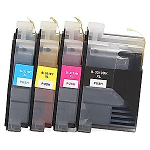 Fafeicy Ink Cartridge,4 Colors Printing Accessory Part with Ink for Photo Paper Document