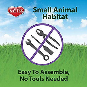 Kaytee My First Home Starter Kit Habitat for Pet Rabbits or Multiple Guinea Pigs