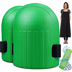 HGHDBT [3 in 1 Knee Pads for Work - Green Knee Pads for Men Construction Knee Pads for Women Working on Floors Garden Knee Pads for Gardening and Housework Knee Protector EVA Foam Knee Cushion