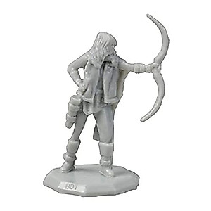 Monster Protectors 8 Unpainted Fantasy Bandit Mini Figures- All Unique Designs- 1" Hex-Sized Compatible with DND Dungeons and Dragons & Pathfinder and All RPG Tabletop Games