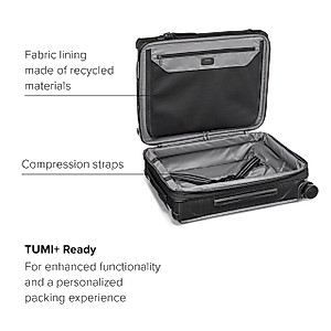 TUMI - Tegra-Lite Continental Expandable 4 Wheeled Carry-On - Carry On Suitcase for Travel - USB-C Port & Spinner Wheels - Black/Graphite