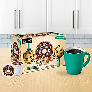 The Original Donut Shop Cookie Dough So Delicious, Keurig Single Serve K-Cup Pods, Flavored Coffee, 72 Count (6 Packs of 12)