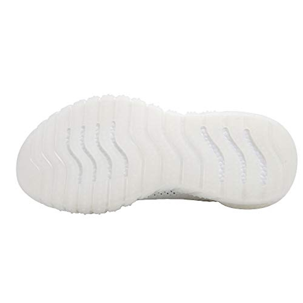 CUYIOM Men's Athletic Walking Shoes Outdoor Running Shoes Slip on Fashion Sneaker White 10