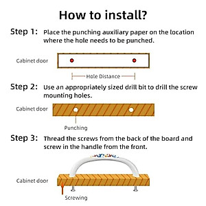 Pull Handle Fence Handle Long Cabinet Handles for Interior, Closet, Drawer, Outdoor, Garage, Angry Dinosaur Seamless Pattern