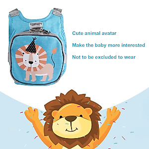 Kisangel Toddler Harness Backpack for Kids Baby Carriers for Kids Baby Sling Kid Backpack Baby Carrier for Kids Baby Backpack Baby Leash Wrist Link Leash for Kids Anti-Lost Child Hand Strap