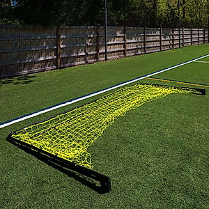 Franklin Sports Premier Steel Soccer Goal - Folding Backyard Soccer Goal with All Weather Net - Kids Backyard Soccer Net - Easy Assembly - 12'x6' - Black