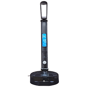 LumiCharge-III Smart LED Desk Lamp - Table Lamp with Wireless Charger, USB Charging Port, Adjustable Arm Brightness, Bluetooth Speaker - Foldable Table Lamp for Home, Remote Office, Study, Bedroom