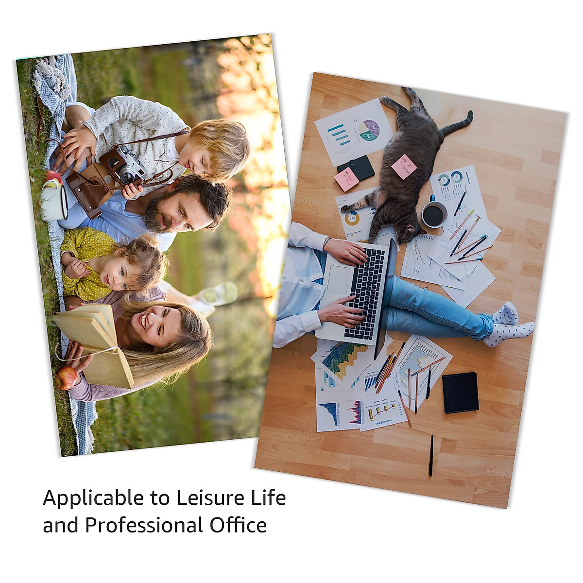 Amazon Basics Photo Paper, Glossy, 5 x 7 Inch, Pack of 100 Sheets, 200g/m²