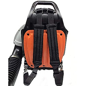 65CC 3.6HP 2 Stroke Backpack Gas Powered Grass Lawn Blower Air Cooling Commercial 2 Stroke 65cc Gas Powered Leaf Blower Gasoline Backpack Grass Blower with Harness Air-Cooled