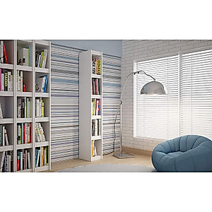 Mendocino 1.0 Evergreen Valuable Bookcase, White