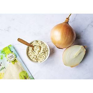 Food to Live Onion Powder, 8 Ounces - Finely Ground Dried Onions, Vegan, Rich Onion Flavor, High in Vitamin C, Dietary Fiber