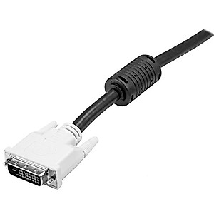 StarTech.com Dual Link DVI Cable - 10 ft - Male to Male - 2560x1600 - DVI-D Cable - Computer Monitor Cable - DVI Cord - Video Cable (DVIDDMM10)