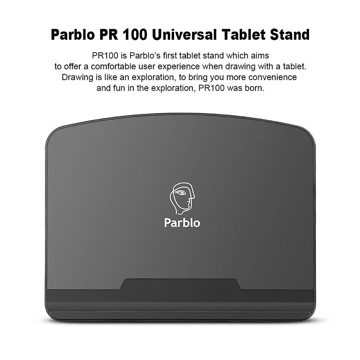 Parblo PR 100 Drawing Tablet Stand,Stable,Adjustable for 10 to 16 Inches Digital Graphics Drawing Monitors Art Tablets Laptops, Compatible with Laptop,iPad Pro,MacBook,Wacom Cintiq 16