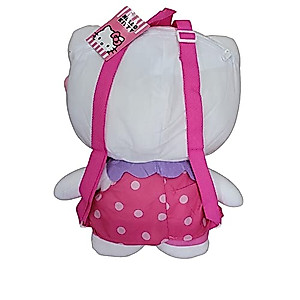 Fast Forward Hello Kitty Plush Backpack With Dress and Dot