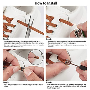 No Tie Elastic Shoe Laces, One Size Fits All Adult and Kids Shoes, Elastic Shoelaces for Sneakers Black