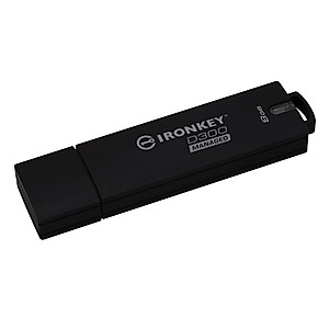 Kingston - IKD300SM/128GB - MF IKD300SM 128GB 128GB D300SM AES 256 XTS Encrypted USB Drive Retail