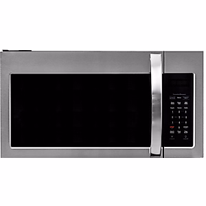 FORTÉ F3015MVC5SS Stainless Steel Over the Range Microwave Oven with Child Lock and Auto Cooker, Built in Microwave Saves Kitchen Countertop Space, 1000 Cooking Watt, 300 CFM Vent Fan, 10 Power Levels