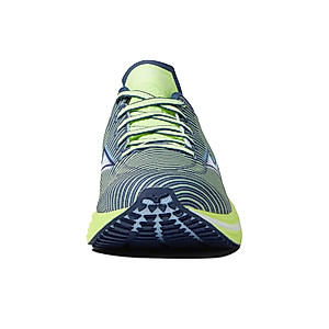 Mizuno womens Wave Rebellion Running Shoe, Neo Lime, 9.5 US