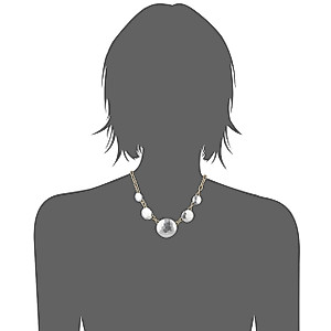 Lucky Brand Two-Tone Coin Collar Necklace, 18" + 2" extender