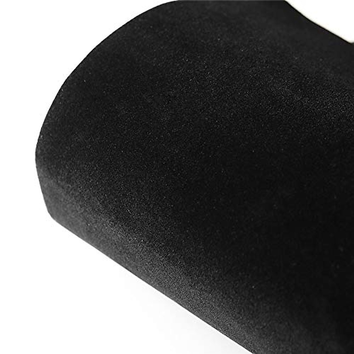Mesheshe 2PCS Self Adhesive Felt Fabric, Soft Velvet Drawer Liner, DIY Velvet Fabric for Art & Crafts, Jewelry Box Felt Liner, Solid Color Felt Wallpaper (14.6" x 39.4", Black)