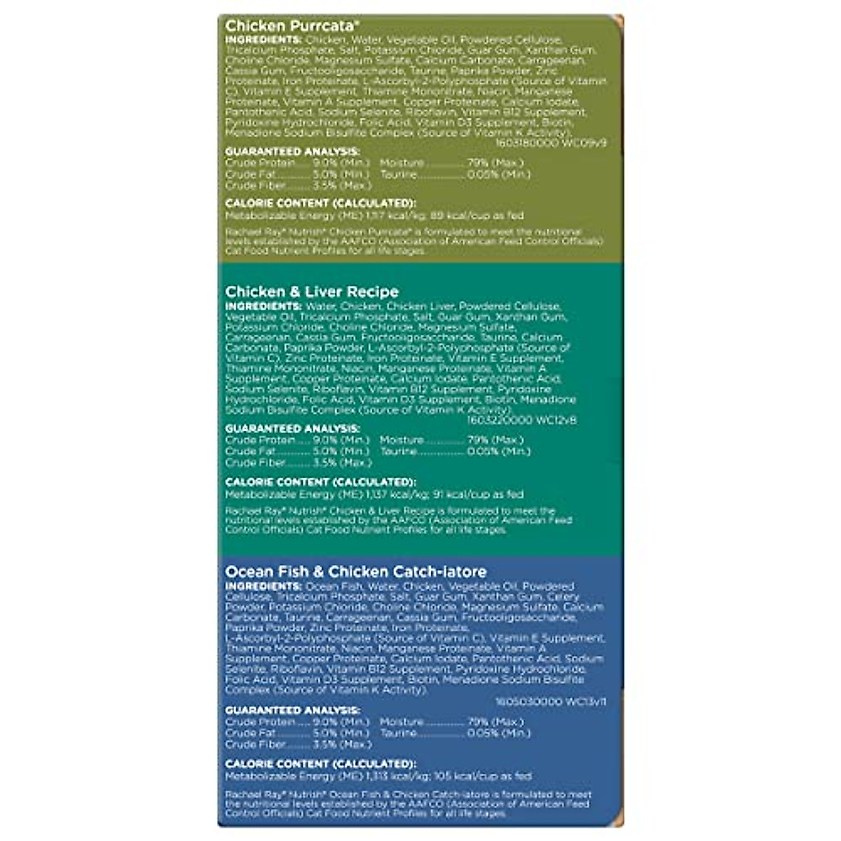 Rachael Ray Nutrish Natural Wet Cat Food, Chicken Lovers Variety Pack, 2.8 Ounce Cup (Pack of 12), Grain Free