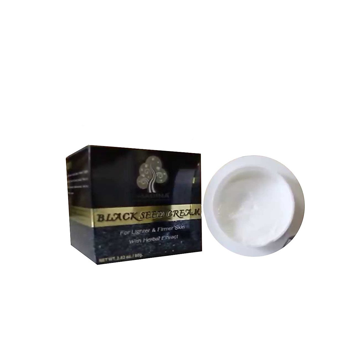 Black Seed Facial Cream/Lighter, Firmer Skin/Contains Black Seed Oil and Herbal Extracts. by Madina