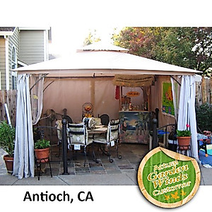 Garden Winds Kilpatrick Lane 12 x 12 Gazebo Replacement Canopy Top Cover