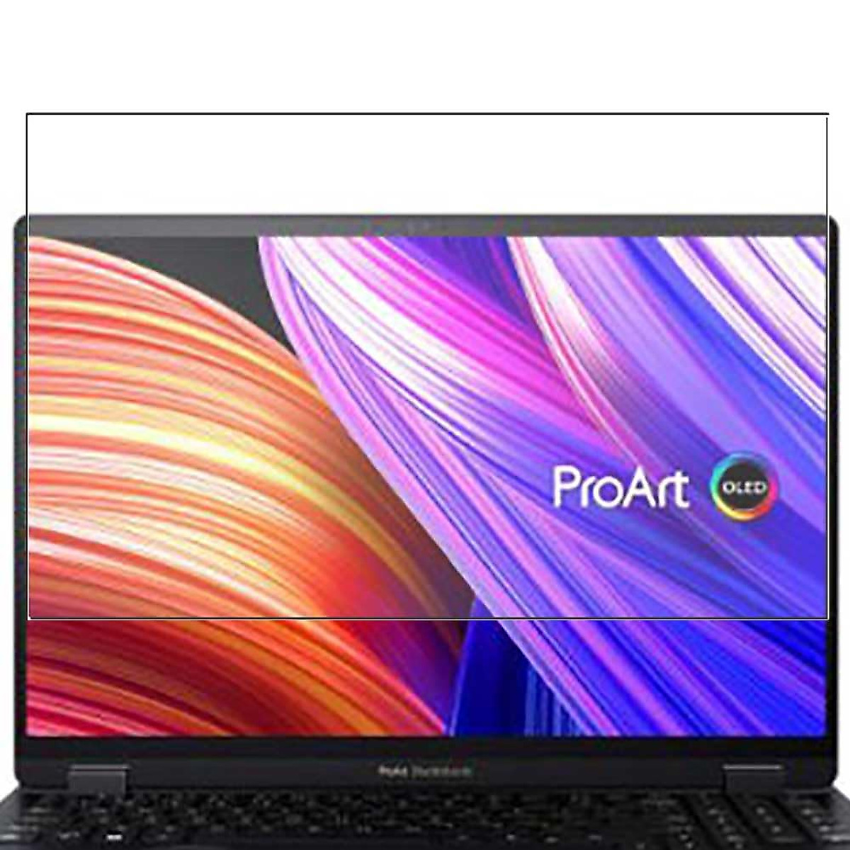 Puccy Tempered Glass Screen Protector Film, compatible with ASUS ProArt Studiobook Pro 16 OLED W7604 W7604J3D 16" Laptop (Active Area Cover Only) Protective Protectors Guard