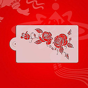 ART KITCHENWARE Valentine's Day Cake Stencils for Royal Icing Wedding Cake Decorating Stencils for Airbrush Bakery (8.5"x5" ST-3174)