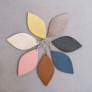 OZXCHIXU 22Pcs Faux Leather Sheets,Solid Grain Colors Leather Plain Texture Leather Soft PU Faux Leather Fabric Sheets for Earrings,Wallet,Making DIY Craft,Hair Accessories DIY Projects 8X6inches