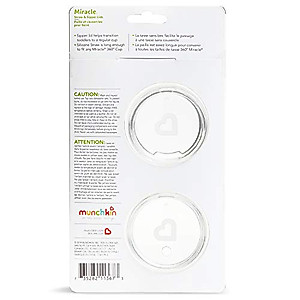 Munchkin® Sippy and Straw Lids for Miracle® 360 Cups, 3 Piece Set