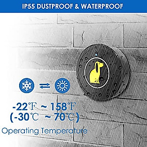 Lalolee Dog Doorbell, Dog Bell for Potty Training Wireless Doggie Door Bell for Dog Puppy Training Sliding Door/Go Outside Doorbell and Waterproof Touch Button