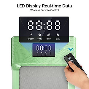 SupeRun Walking Pad Quiet, 2 in 1 Under Desk Treadmill, Walking Pad Treadmill Under Desk with 300LBS Weight Capacity, Installation-Free Walking Jogging Machine for Office Home Use