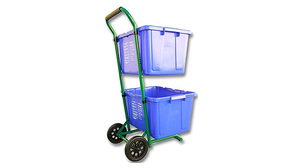 Durable Recycle Cart for Heavy Bins | Recycle Caddy
