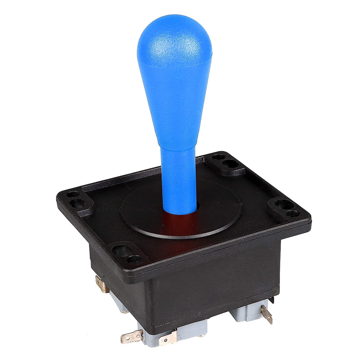 EG STARTS 2 Player Arcade Game DIY Kits Ellipse Oval Happ Type Joystick Hanlde + 18x American Style Arcade Buttons 1/2 Player Start Push Button (Red & Blue)
