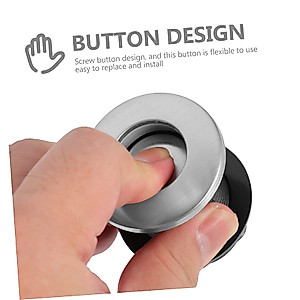 1 Set Pneumatic Switch Garbage Disposal Bathtub Air Disposal Button and Bathtub Button Hose Bathtub Supplies Air for Disposal Bathtub Parts Disposal Air Bathtub Accessories