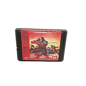 Royal Retro Shinobi 3 For Sega Genesis Mega Drive 16 Bit Game Cartridge For PAL And NTSC (Black)
