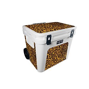 MightySkins Skin Compatible with Yeti Roadie 60 Wheeled Cooler - Cheetah Girl | Protective, Durable, and Unique Vinyl Decal wrap Cover | Easy to Apply, Remove, and Change Styles | Made in The USA