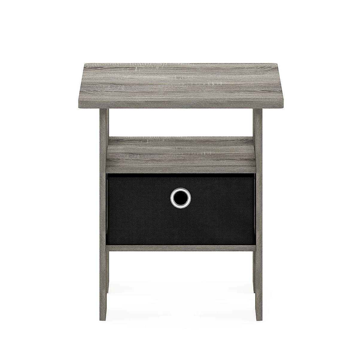 Furinno JAYA Simple Design Corner TV Stand with End Table and Bin Drawer