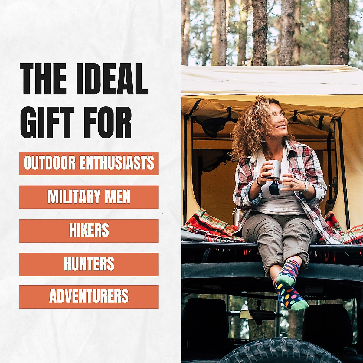 Hunting Knife - 12" Fixed Blade Hunting Knives with Sheath - Razor Sharp Fixed Blade Knife Crafted from Stainless Carbon Steel with Walnut Wood Handle - Handmade Survival Knife by Perking Knife